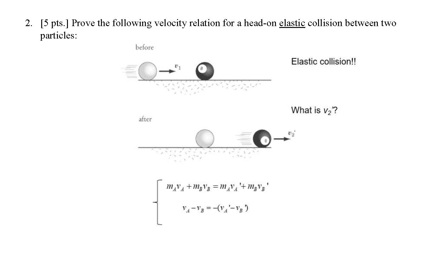 Solved 2. [5 pts. Prove the following velocity relation for | Chegg.com