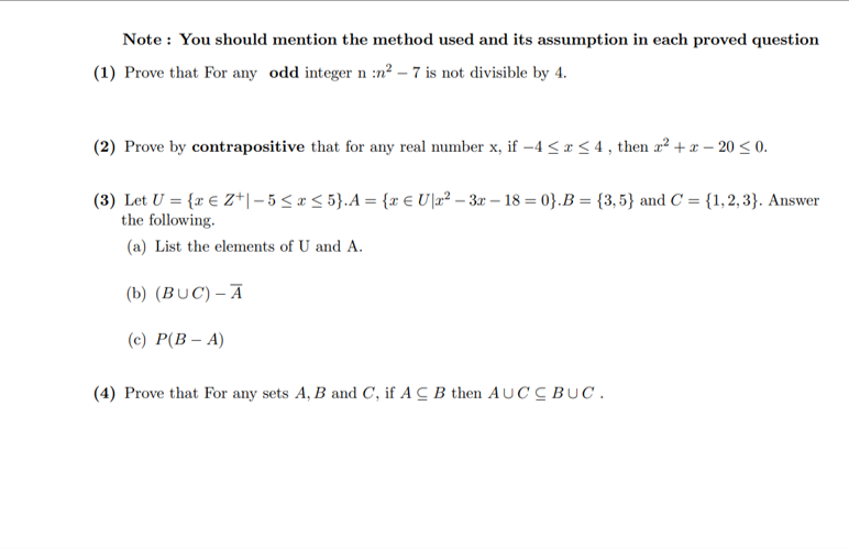 Solved in the first question please do it in two ways, | Chegg.com