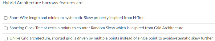 Solved Hybrid Architecture borrows features are: Short Wire | Chegg.com