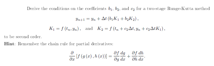Solved Derive the conditions on the coefficients b1,b2, and | Chegg.com