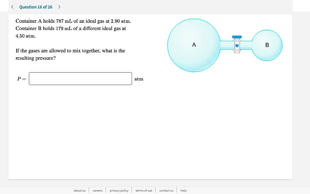 Solved Container A holds 787 mL of an | Chegg.com