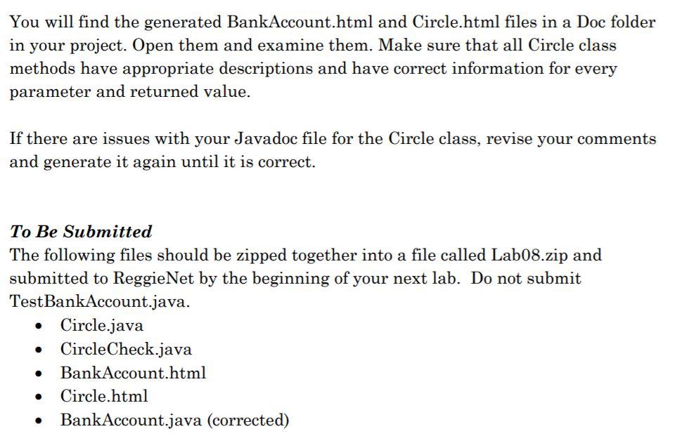 Solved Open the TestBankAccount.java file in Eclipse. Read | Chegg.com