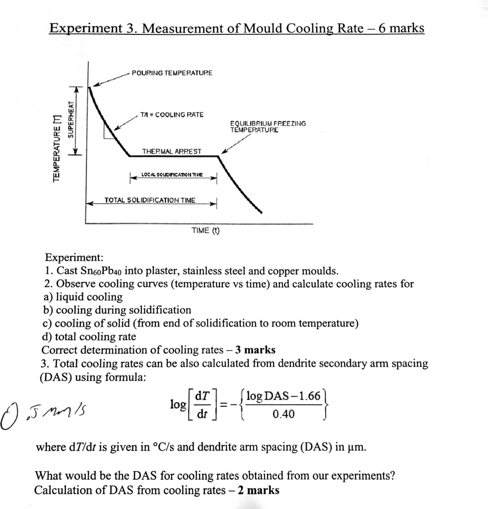 In this experiment I am very unsure how to calculate | Chegg.com