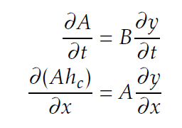 Solved Start with the conservative form of the Saint-Venant | Chegg.com