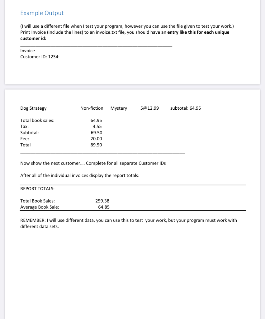 Solved Book Purchase Invoice Write a C++ program that reads | Chegg.com