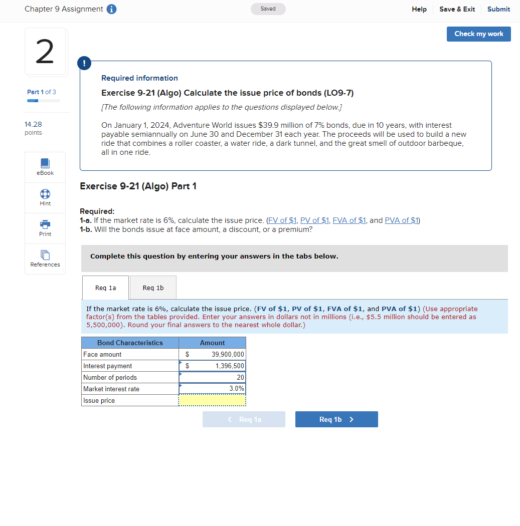 Solved Required information Exercise 9-21 (Algo) Calculate | Chegg.com