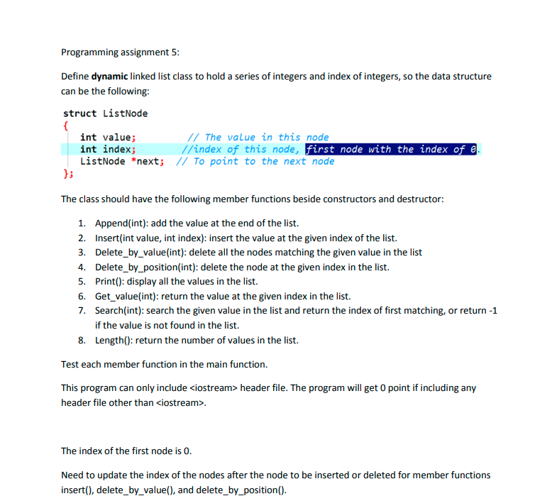 Solved In C++. PLEASE DO NOT COPY+PASTE OTHERS CODE, WRITE | Chegg.com