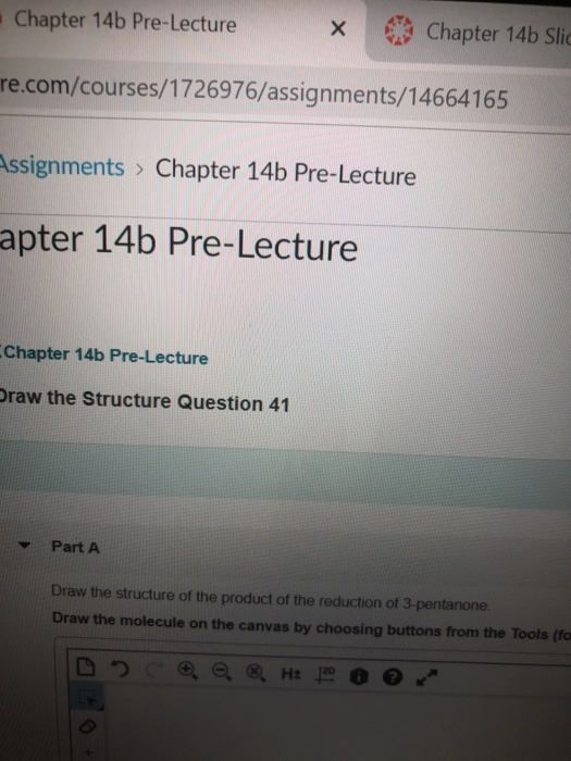 Solved x Chapter 14b Slic Chapter 14b Pre-Lecture | Chegg.com