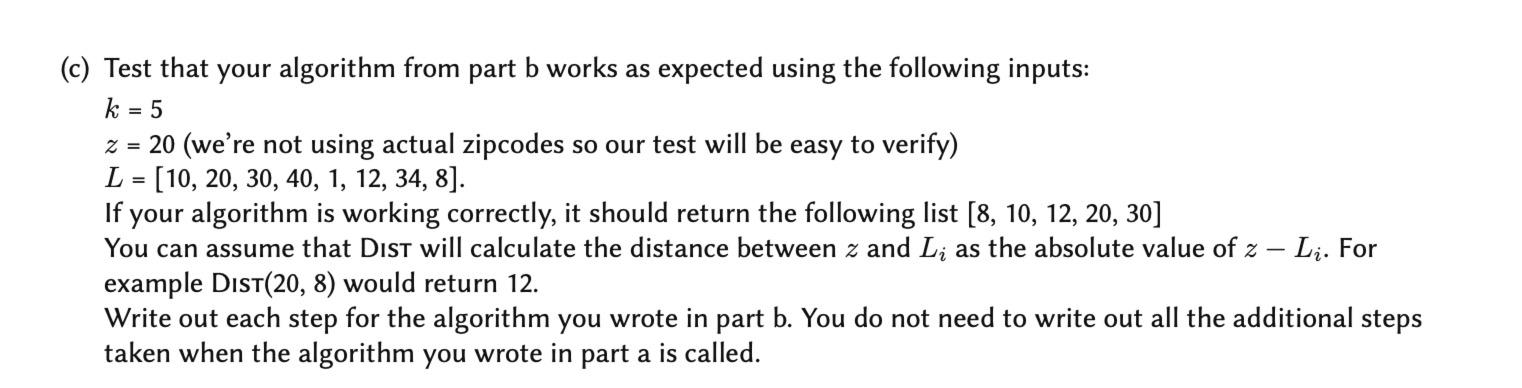 Solved Problem 3: Nearest neighbors You are working for a | Chegg.com