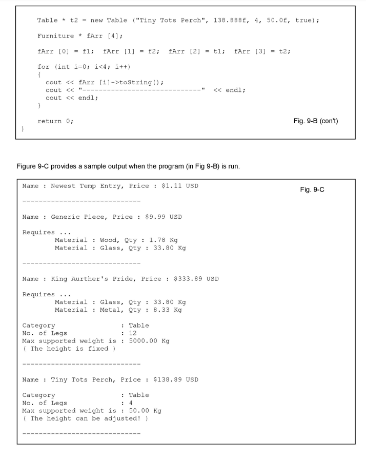 Solved 9. Figure 9-A shows a UML Class diagram with 3 | Chegg.com