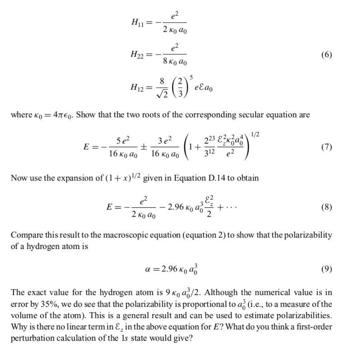 Solved In this problem, we shall calculate the | Chegg.com