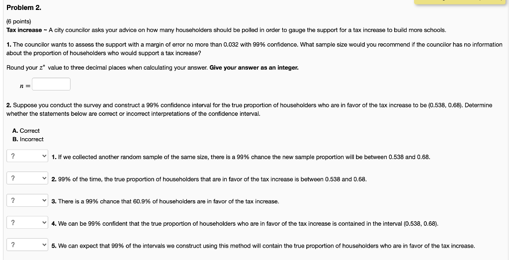 Solved Problem 2. (6 points) Tax increase - A city councilor | Chegg.com