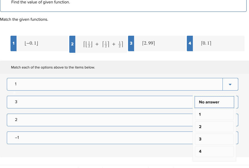 Solved Find the value of given function. [1.1] Multiple | Chegg.com
