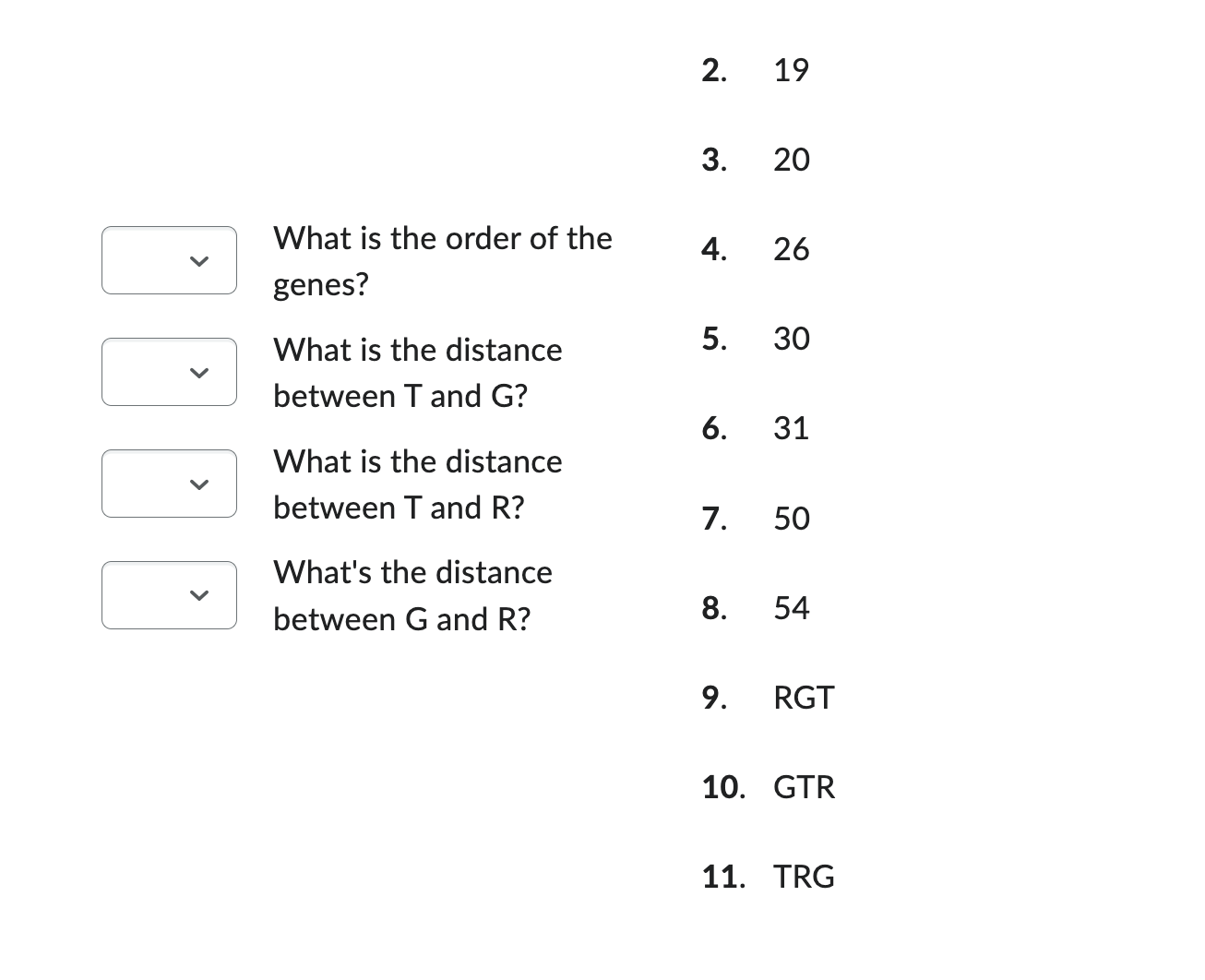 Solved You are studying three linked genes in corn: leaf | Chegg.com