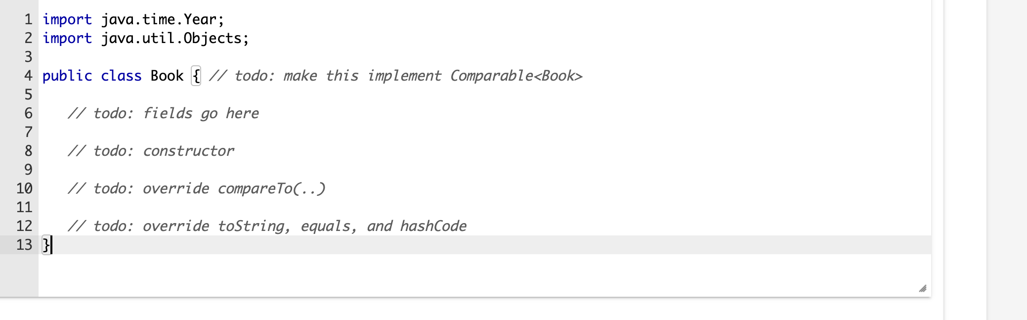 Solved Step 1: The Book Class Write a Book class that | Chegg.com