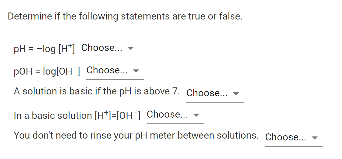 Solved Determine if the following statements are true or | Chegg.com