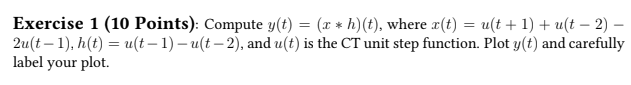 Solved Exercise 1 10 Points Compute Y T X∗h T Where