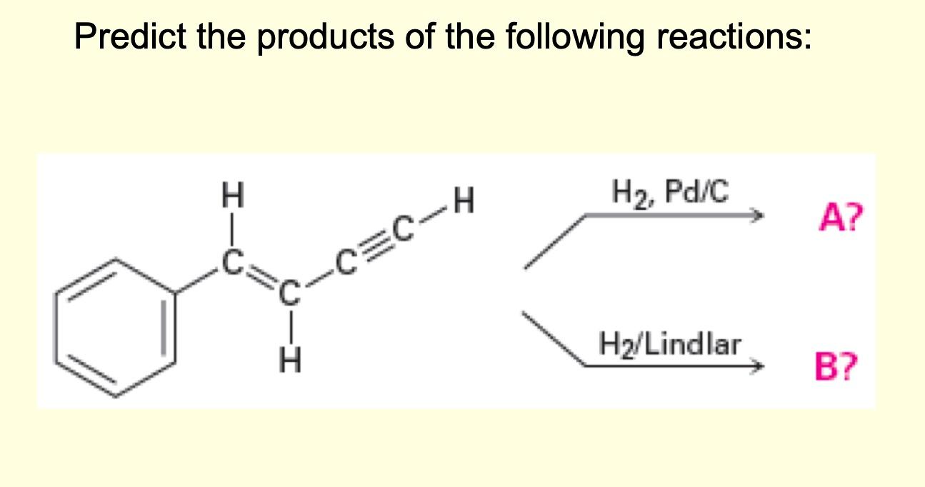 [solved] Predict The Products Of The Following Reactions