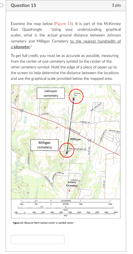 Solved Examine the map below (Figure 15). It is part of the | Chegg.com