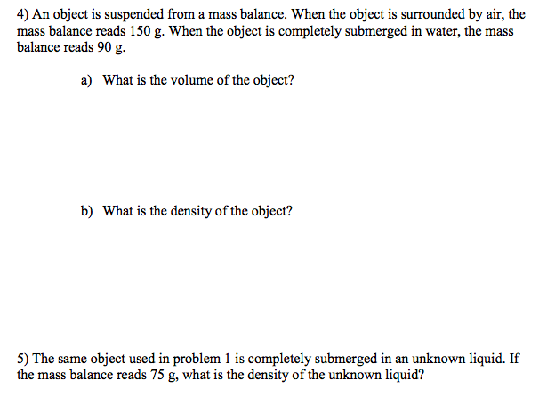 Solved PRE-LAB Questions: 1) How will you measure the volume | Chegg.com