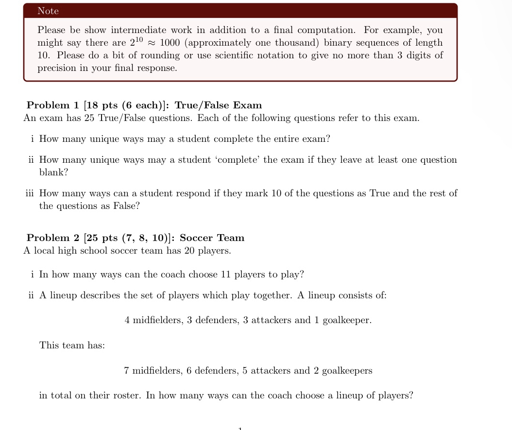Solved Please be show intermediate work in addition to a | Chegg.com