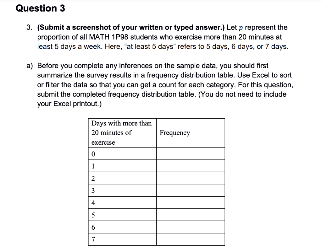 Solved Question 1 You will use Excel to simulate rolling | Chegg.com