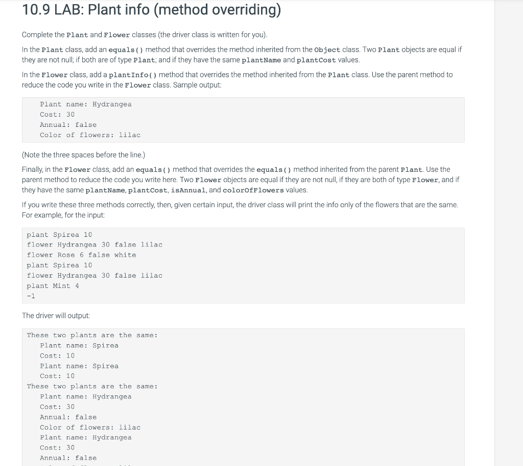 Solved Please complete the following two classes according | Chegg.com