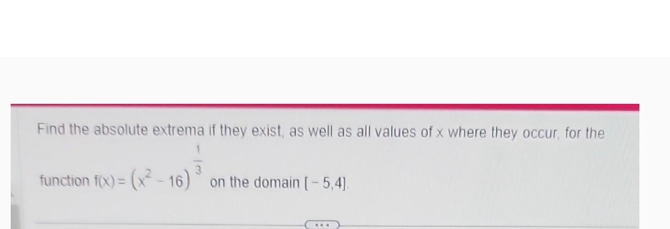 Solved Find the absolute extrema if they exist, as well as | Chegg.com