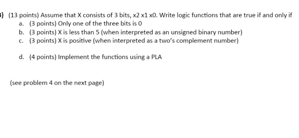 Solved 3) (13 points) Assume that X consists of 3 bits, x2 | Chegg.com