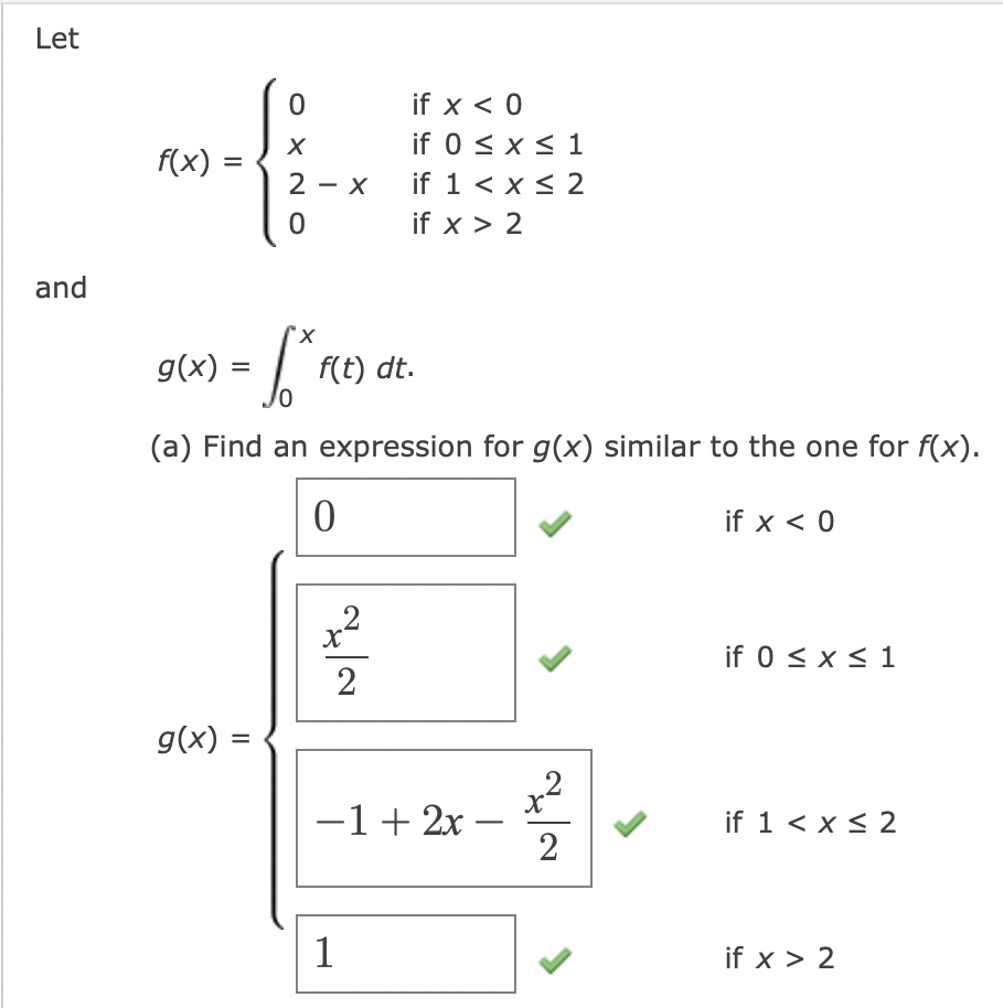 Solved (c) Where is f differentiable? (Enter your answer | Chegg.com