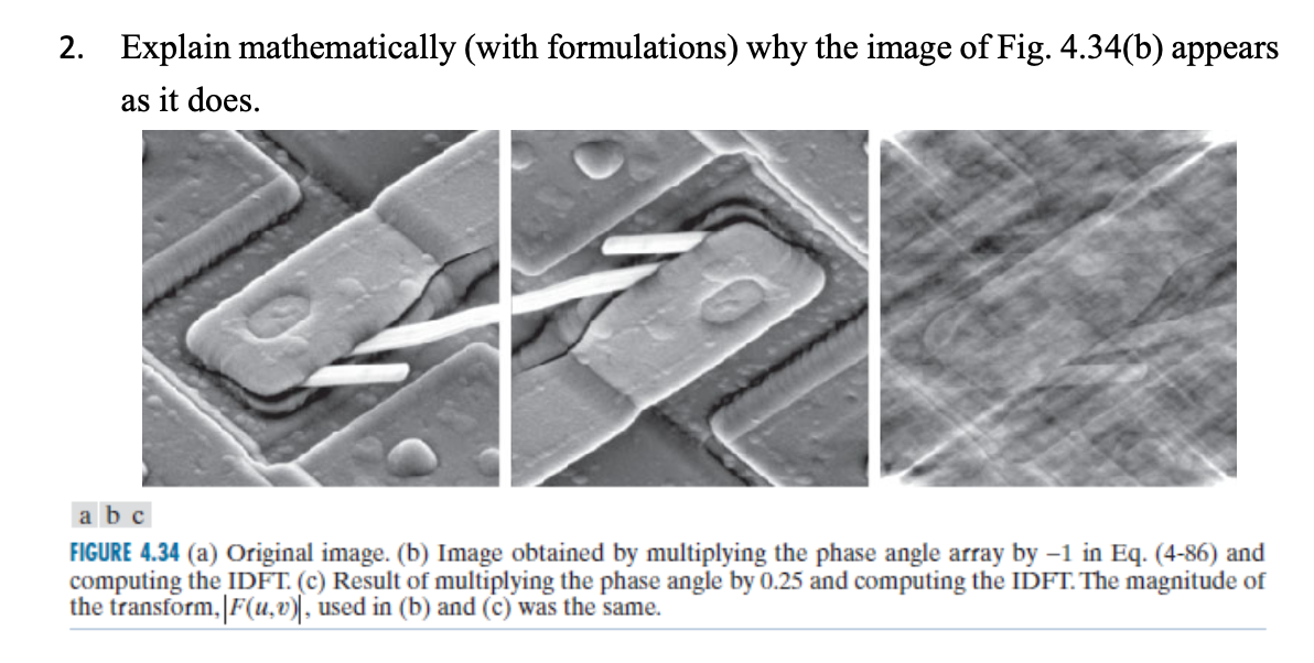 2. Explain mathematically (with formulations) why the | Chegg.com