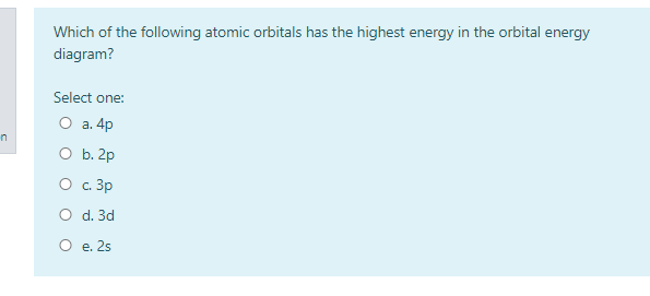 Solved Which of the following atoms has the abnormal | Chegg.com