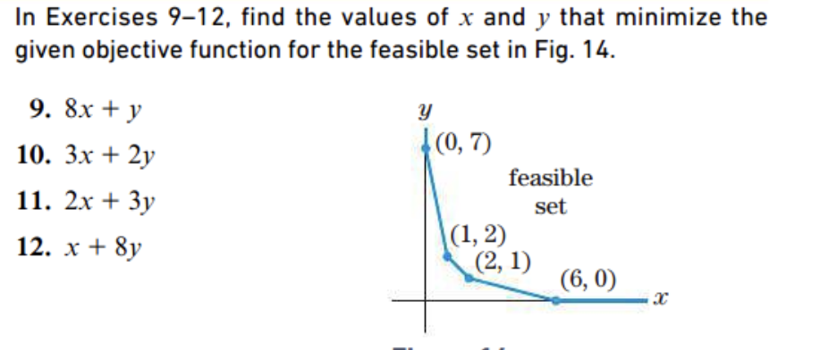 Solved In Exercises 9 12 Find The Values Of X And Y That