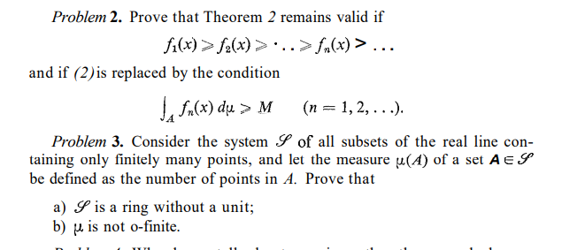 Problem 2. Prove that Theorem 2 remains valid if | Chegg.com