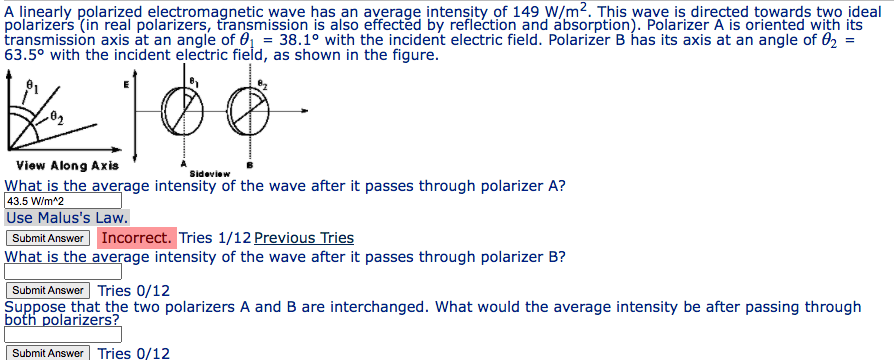 Solved A linearly polarized electromagnetic wave has an | Chegg.com