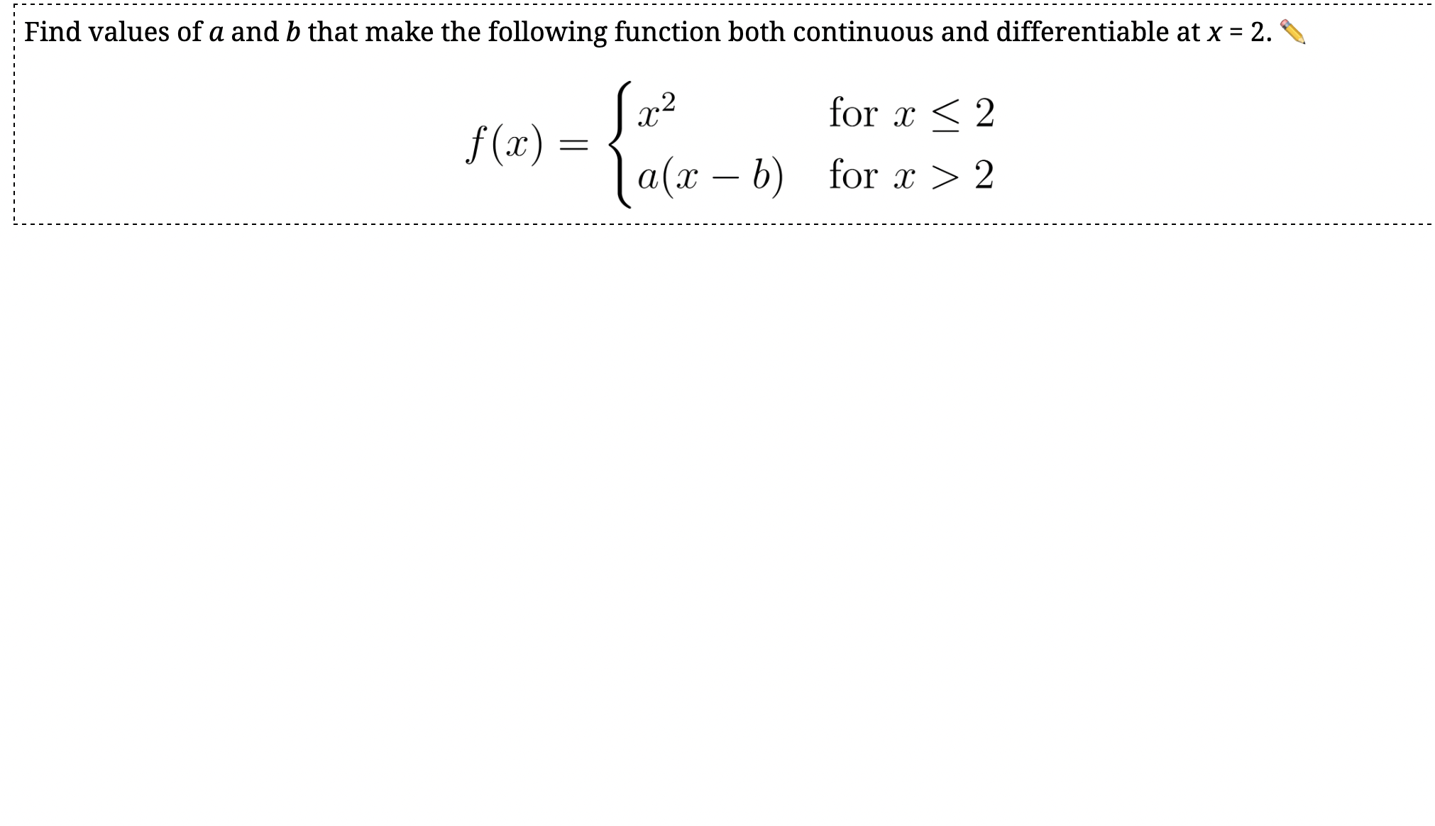 Solved the following function both continuous and | Chegg.com