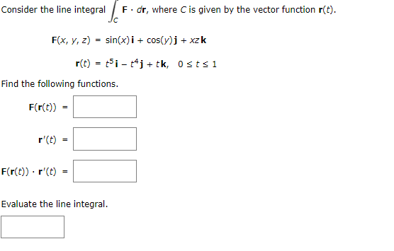 Solved Consider the line integral ∫C﻿F*dr, ﻿where C ﻿is | Chegg.com