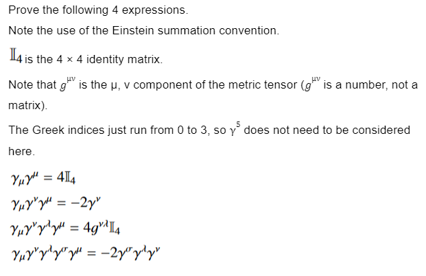Solved Prove the following 4 expressions. Note the use of | Chegg.com
