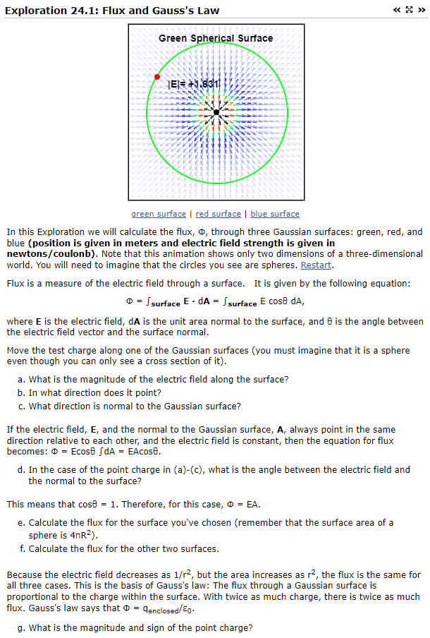 Solved In this Exploration we will calculate the flux, Φ, | Chegg.com