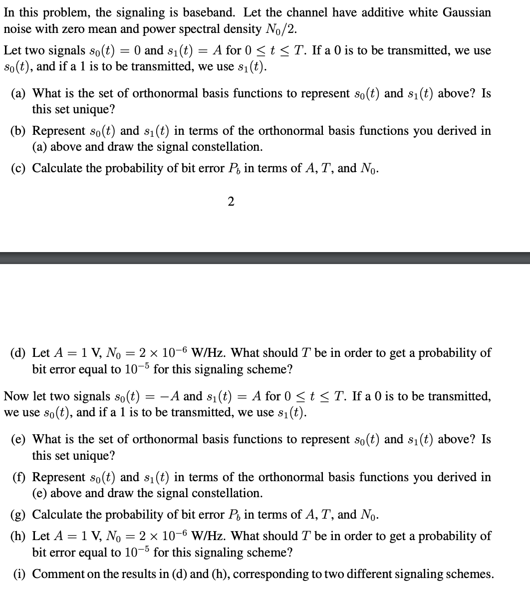 Solved I need e f g h ﻿In ﻿this problem, the signaling is | Chegg.com