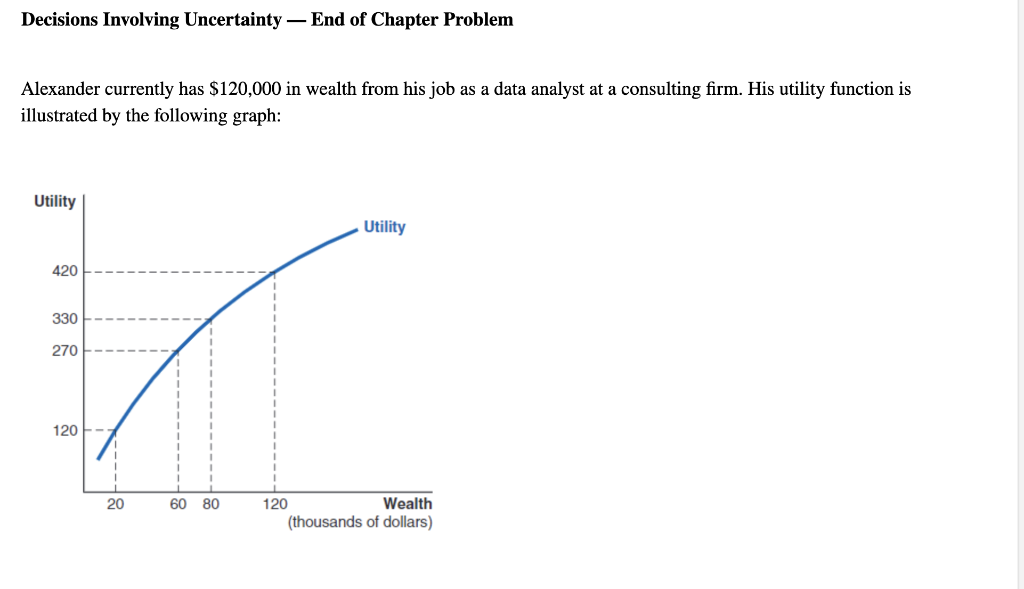 Solved Decisions Involving Uncertainty - End of Chapter | Chegg.com