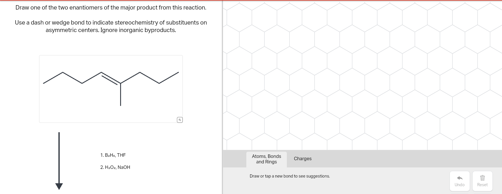 Solved Draw one of the two enantiomers of the major product | Chegg.com
