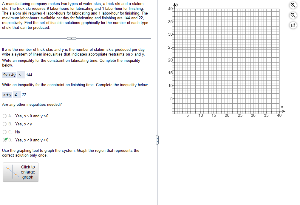 Solved A manufacturing company makes two types of water | Chegg.com