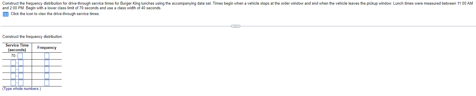 Solved Construct the frequency distribution for | Chegg.com