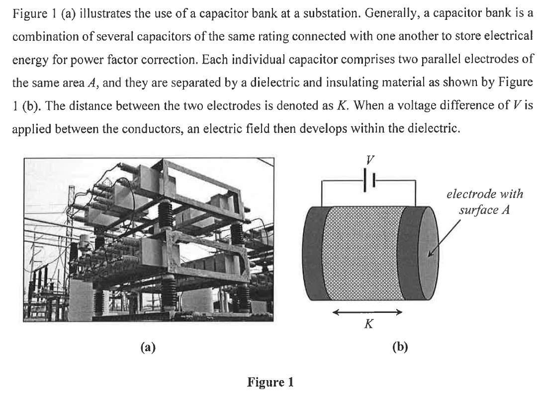 Solved Figure 1 (a) illustrates the use of a capacitor bank | Chegg.com