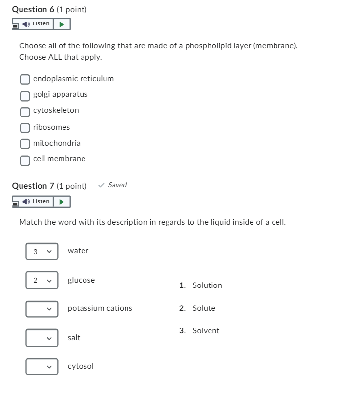 Solved Choose all of the following that are made of a | Chegg.com