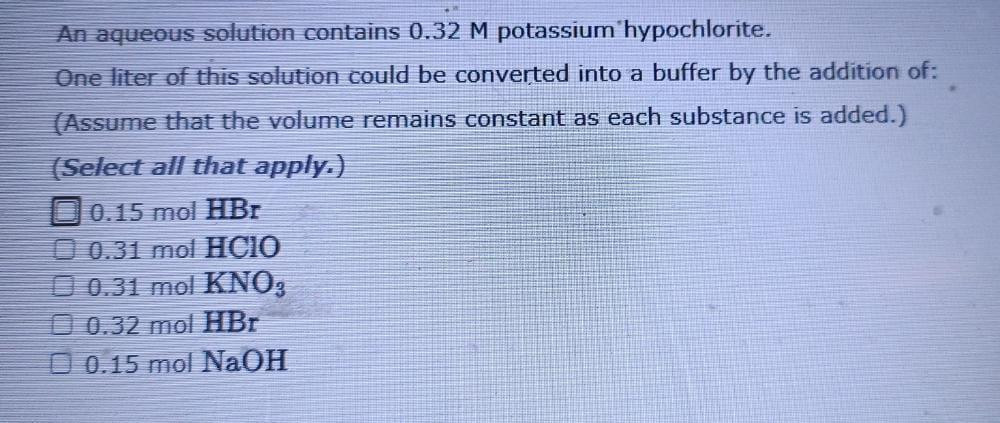 Solved Am aqueous solution contains 0.18M ammonium | Chegg.com