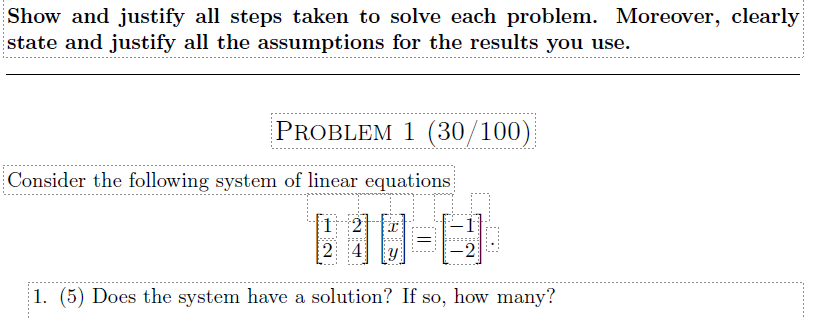 Solved Show and justify all steps taken to solve each | Chegg.com