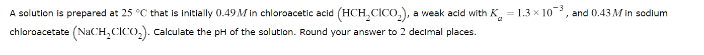 Solved A solution is prepared at 25∘C that is initially | Chegg.com