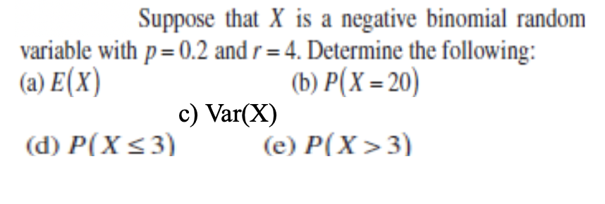 Solved Suppose that X is a negative binomial random variable | Chegg.com